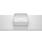 Umywalka kwadratowa 37x37 cm Roca Inspira A327532000 - Lazienkaplus.pl