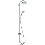 Hansgrohe Croma 220 Reno Showerpipe zestaw prysznicowy ścienny chrom ...